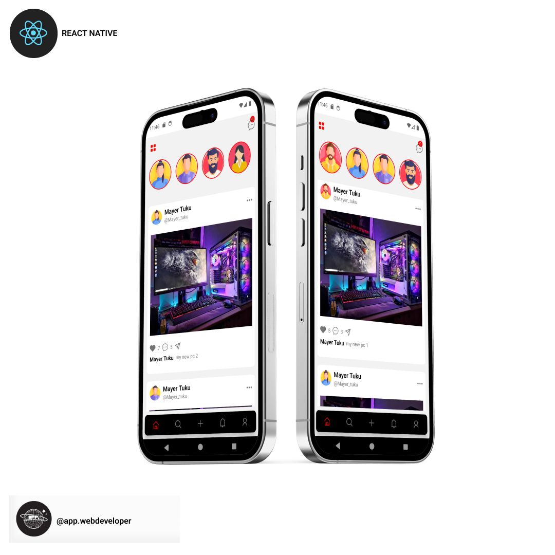 React Native CLI Social App by @uiux_app_webdeveloper | Dheeraj O ... React Native CLI Social App by @uiux_app_webdeveloper | Dheeraj O ...