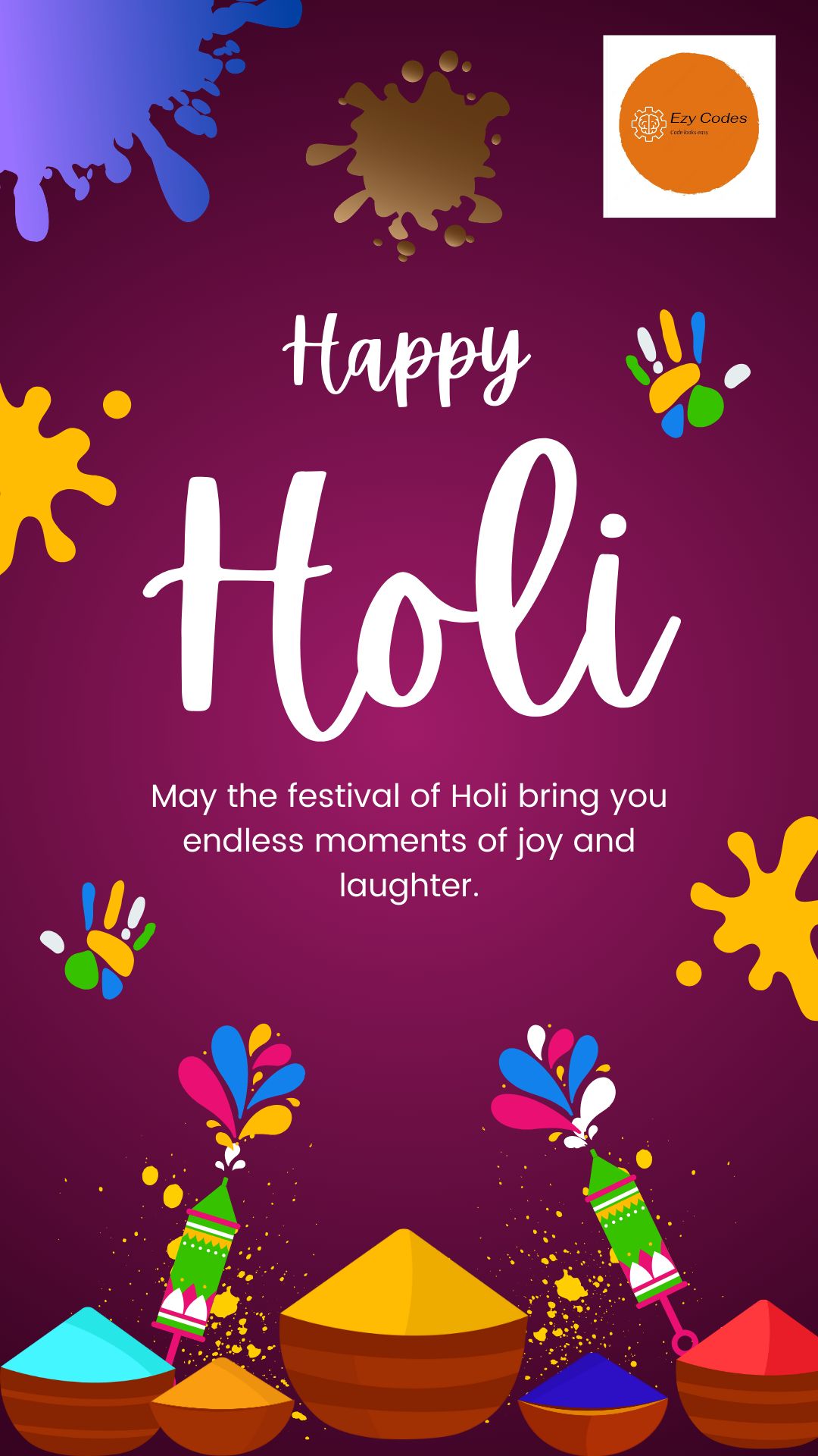 Ezy Codes on LinkedIn: #happyholi #ezycodes Ezy Codes on LinkedIn: #happyholi #ezycodes