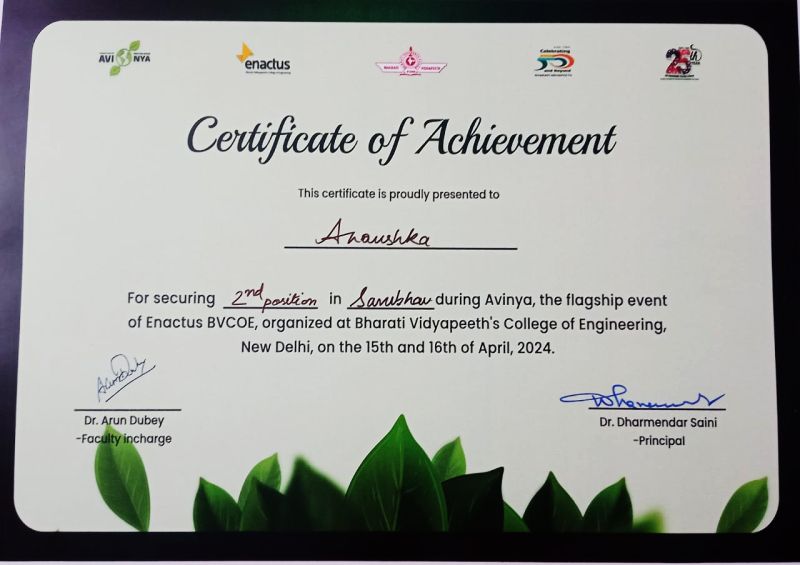 Anoushka Kalouni on LinkedIn: #enactus #sambhav #ideathon #socialimpact ... Anoushka Kalouni on LinkedIn: #enactus #sambhav #ideathon #socialimpact ...