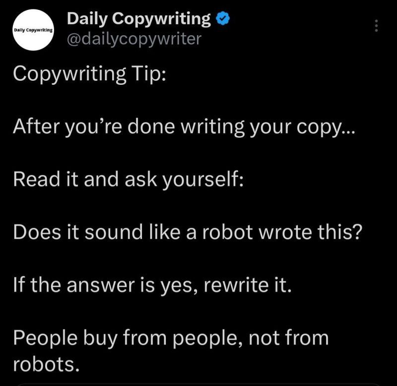 Daily Copywriting on LinkedIn: Copywriting Tip: After you’re done ... Daily Copywriting on LinkedIn: Copywriting Tip: After you’re done ...