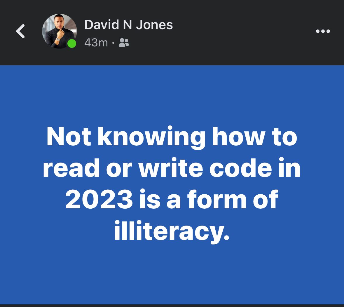 Andre‘ Snowden on LinkedIn: Facts! Andre‘ Snowden on LinkedIn: Facts!