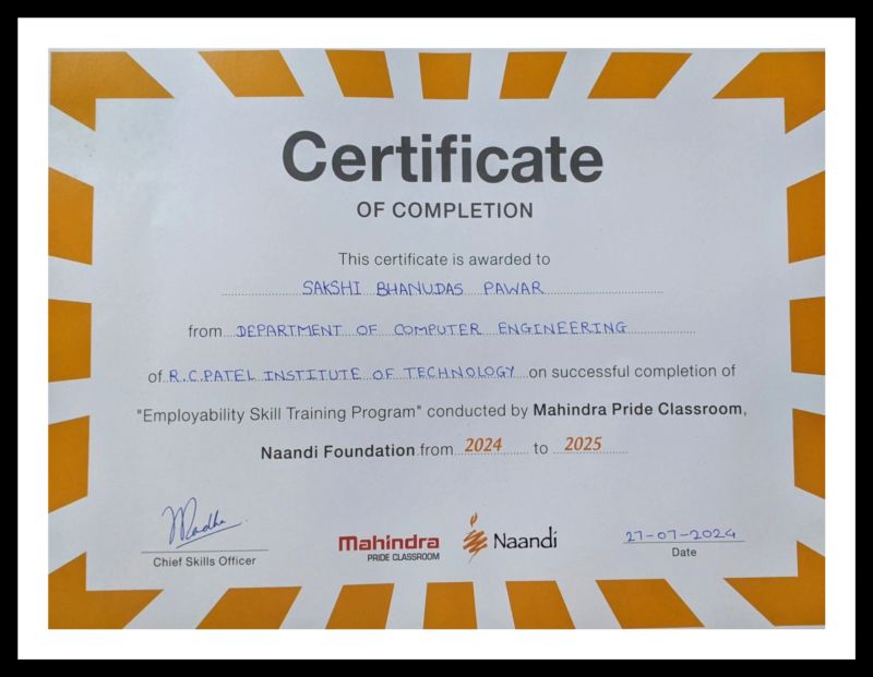 Sakshi Pawar on LinkedIn: #connections #employabilityskilldevelopment # ... Sakshi Pawar on LinkedIn: #connections #employabilityskilldevelopment # ...