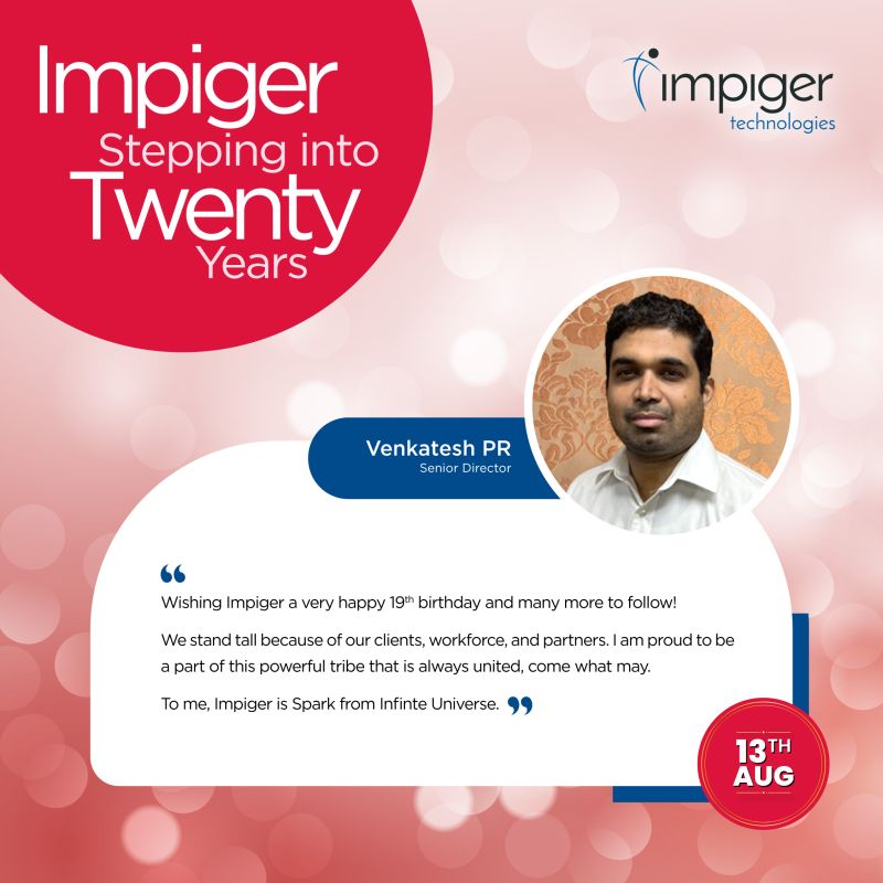 Impiger Technologies Inc on LinkedIn: #impiger20thstride ... Impiger Technologies Inc on LinkedIn: #impiger20thstride ...