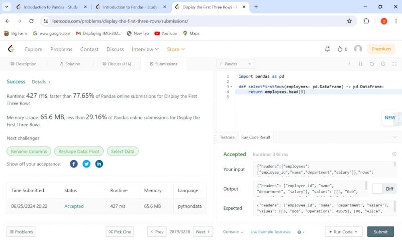 Abinaya Selvam on LinkedIn: #leetcode #pandas Abinaya Selvam on LinkedIn: #leetcode #pandas