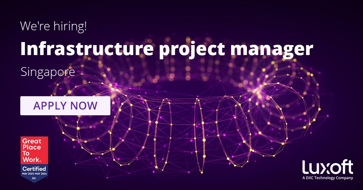 Luxoft Singapore on LinkedIn: Infrastructure Project Manager Luxoft Singapore on LinkedIn: Infrastructure Project Manager