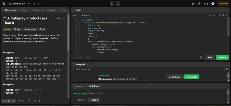 Amra Afreen on LinkedIn: #100daysofcode #leetcode #codingchallenge # ... Amra Afreen on LinkedIn: #100daysofcode #leetcode #codingchallenge # ...