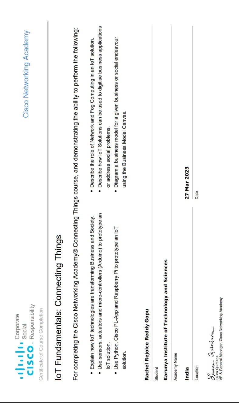 Gopu Rachel Rejoice Reddy posted on LinkedIn Gopu Rachel Rejoice Reddy posted on LinkedIn