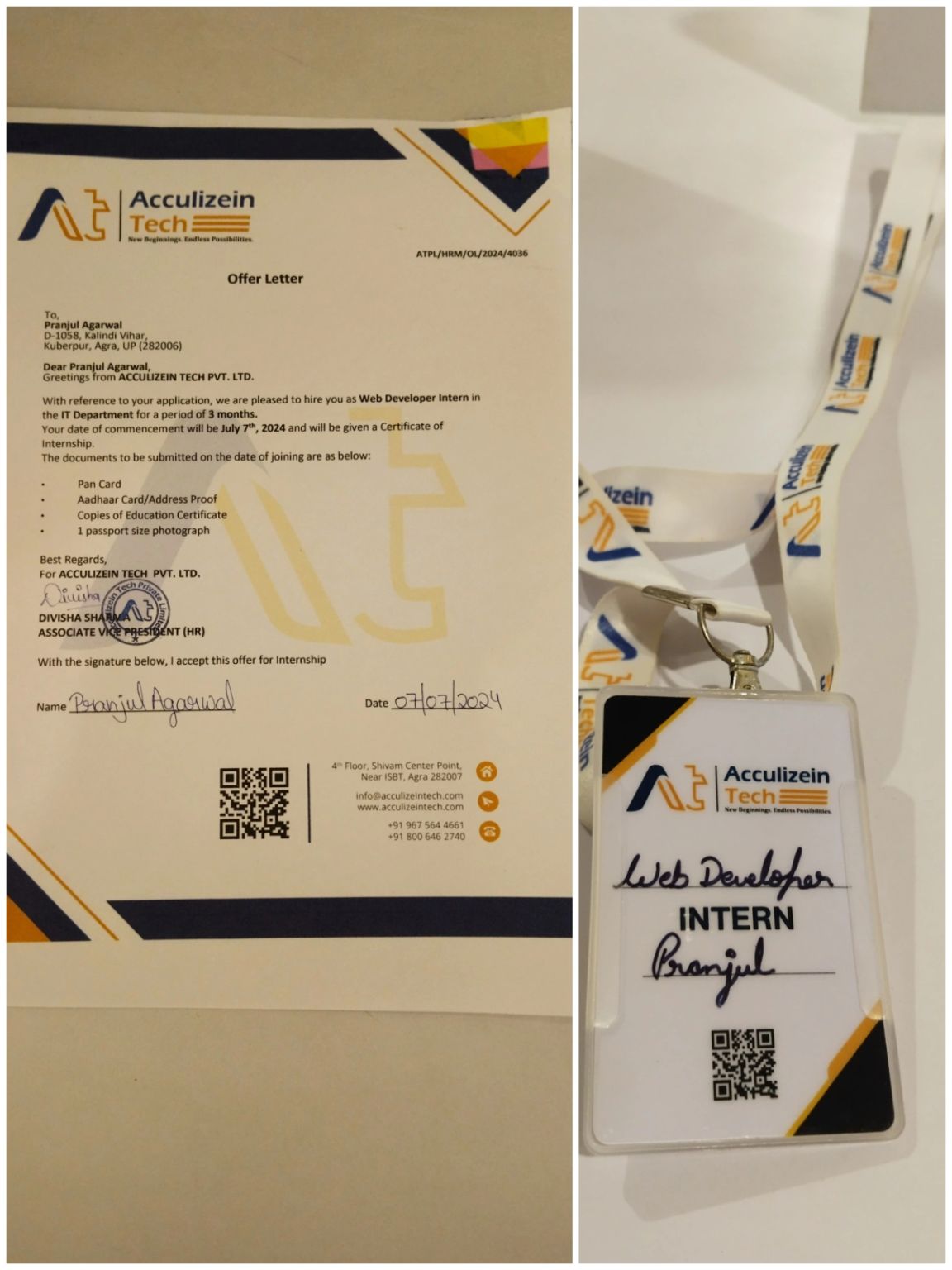 Pranjul Agarwal on LinkedIn: #acculizeintech #newbeginning # ... Pranjul Agarwal on LinkedIn: #acculizeintech #newbeginning # ...