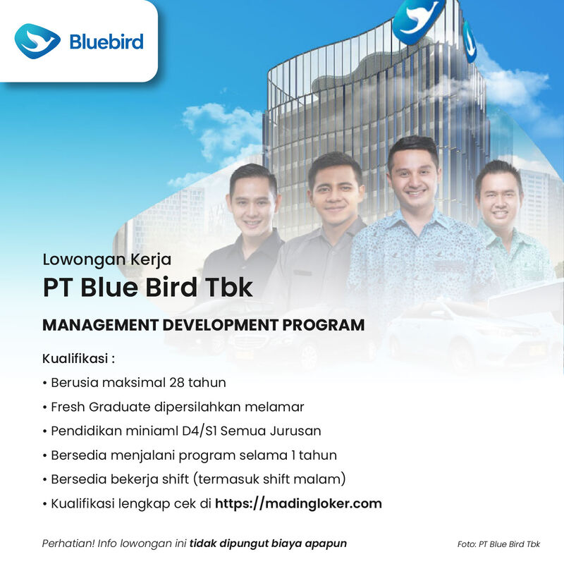 Lowongan Kerja - Madingloker.com on LinkedIn: Lowongan Kerja PT Blue ... Lowongan Kerja - Madingloker.com on LinkedIn: Lowongan Kerja PT Blue ...