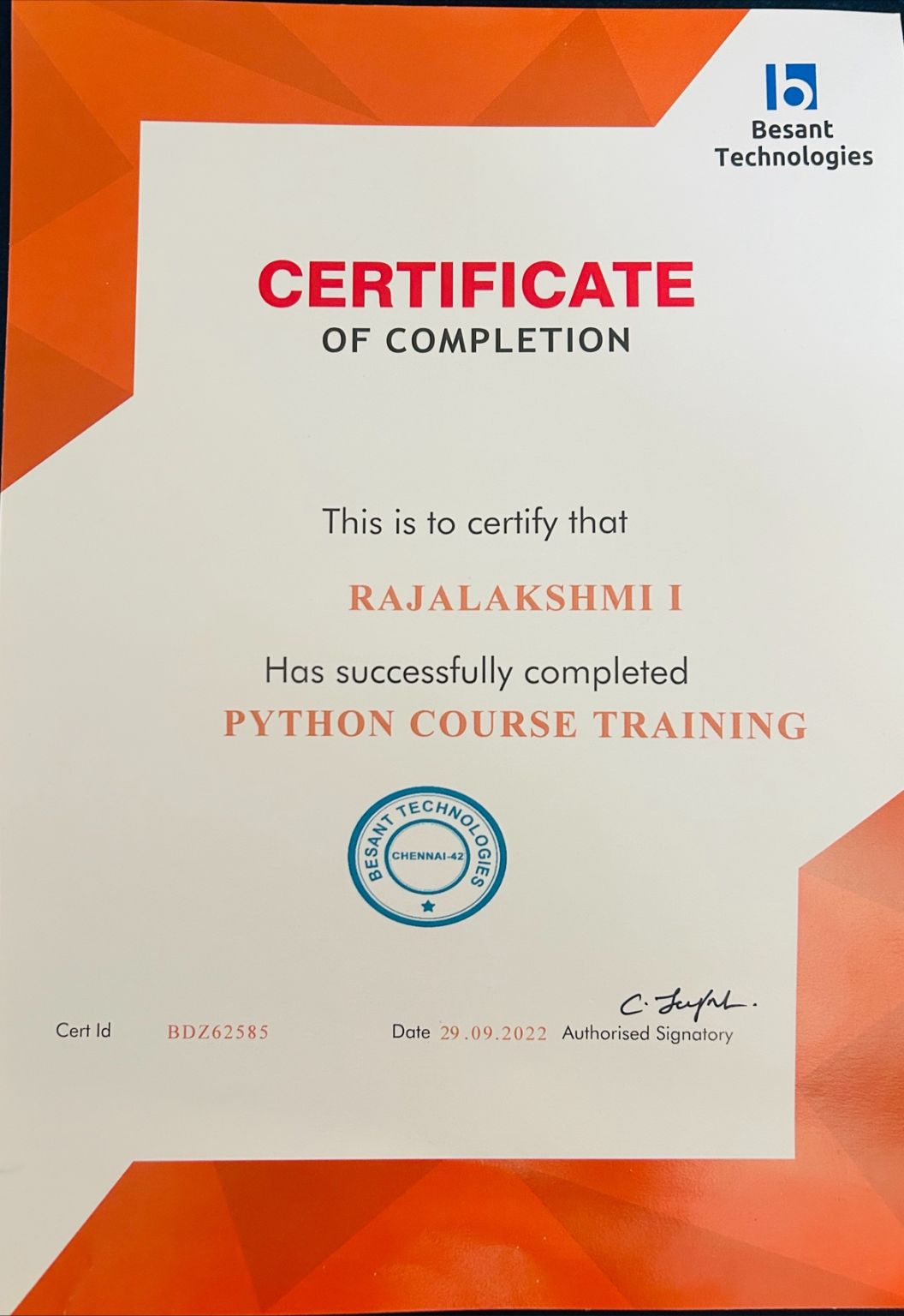 Rajalakshmi Iyyanar on LinkedIn: #python #besanttechnologies # ... Rajalakshmi Iyyanar on LinkedIn: #python #besanttechnologies # ...