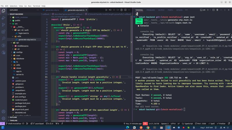 Sheik Mostafizur on LinkedIn: #jest #testing #javascript #typescript # ... Sheik Mostafizur on LinkedIn: #jest #testing #javascript #typescript # ...