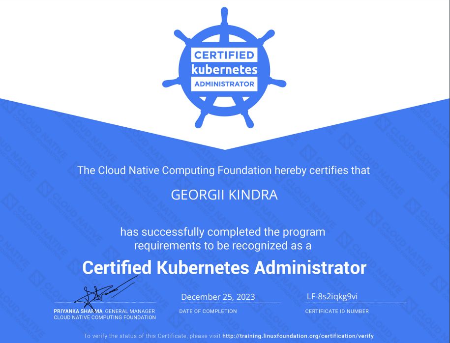 George Kindra on LinkedIn: #cka #oracle #leetcode #linuxtraining # ... George Kindra on LinkedIn: #cka #oracle #leetcode #linuxtraining # ...