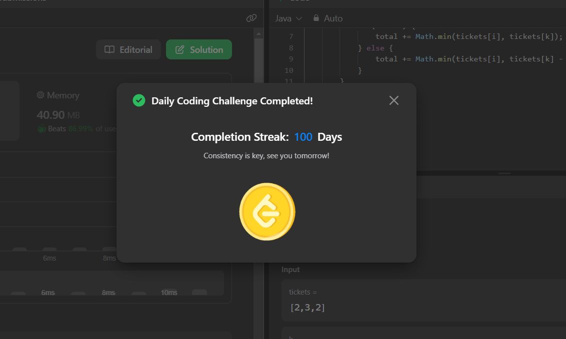 Completed 100 days of coding on LeetCode | Anshu Rai posted on the ... Completed 100 days of coding on LeetCode | Anshu Rai posted on the ...