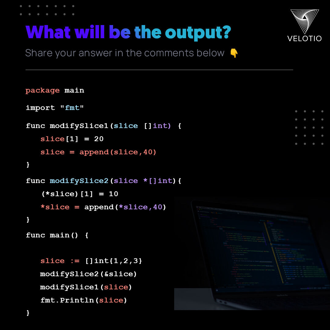 Velotio Technologies on LinkedIn: #golang #codequiz # ... Velotio Technologies on LinkedIn: #golang #codequiz # ...