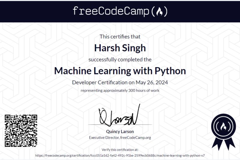 Harsh Singh on LinkedIn: #machinelearning #python # ... Harsh Singh on LinkedIn: #machinelearning #python # ...