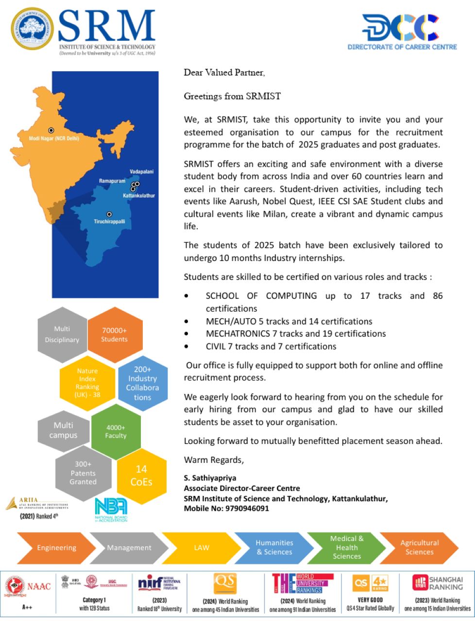 Sathiyapriya S on LinkedIn: #recruiters #srm #recruitment # ... Sathiyapriya S on LinkedIn: #recruiters #srm #recruitment # ...