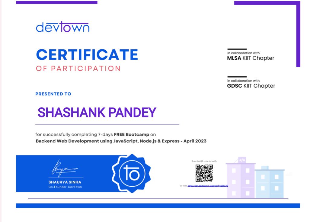 Shashank Pandey on LinkedIn: #webdevelopment #javascript #nodejs # ... Shashank Pandey on LinkedIn: #webdevelopment #javascript #nodejs # ...