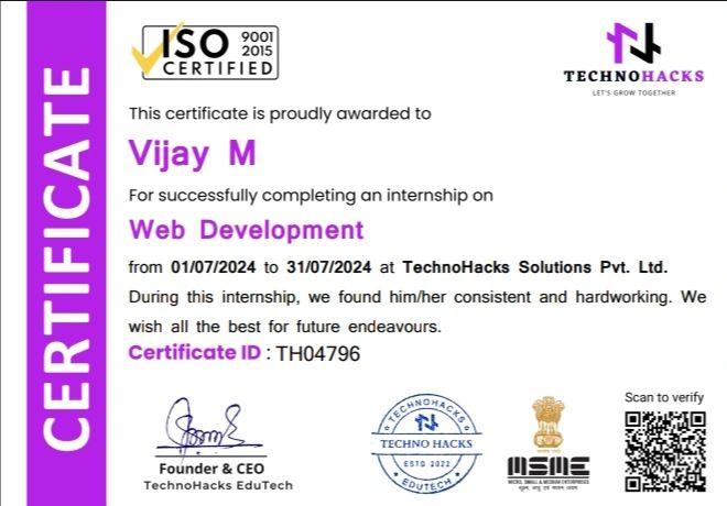 Vijay VJ on LinkedIn: #webdevelopment #html #css #javascript #technohacks Vijay VJ on LinkedIn: #webdevelopment #html #css #javascript #technohacks