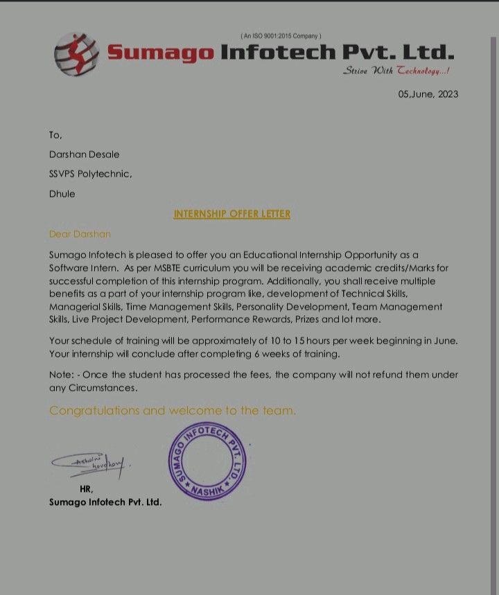Darshan Desale on LinkedIn: #internship #lovebabbar #mernstack Darshan Desale on LinkedIn: #internship #lovebabbar #mernstack