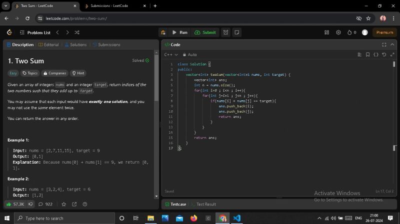 Priyanshu Ojha on LinkedIn: #dsa #arrays #leetcode #problemsolving # ... Priyanshu Ojha on LinkedIn: #dsa #arrays #leetcode #problemsolving # ...