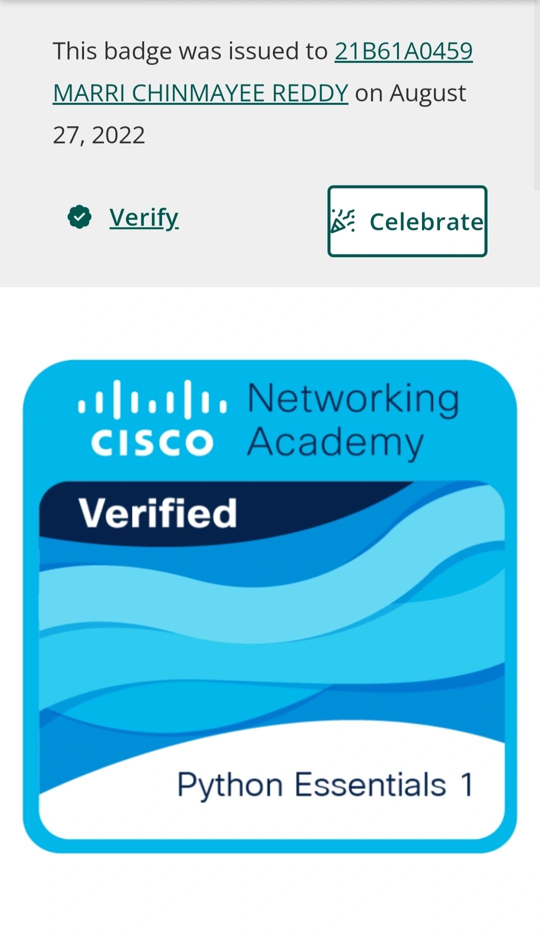 MARRI CHINMAYEE REDDY on LinkedIn: great experience by python with ... MARRI CHINMAYEE REDDY on LinkedIn: great experience by python with ...