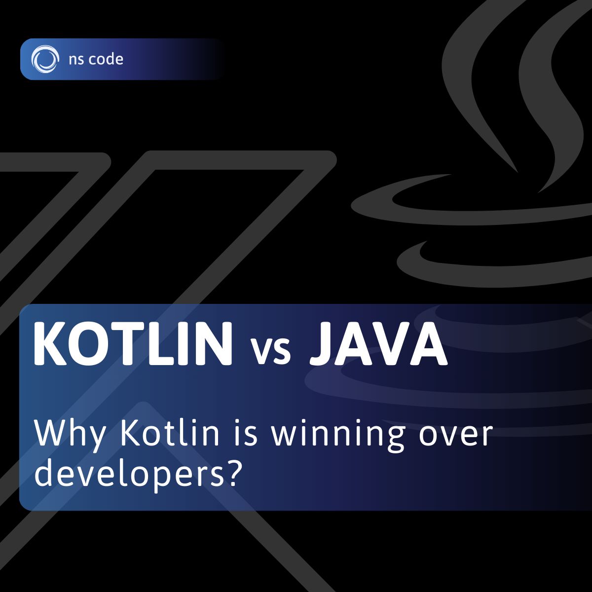 NS Code on LinkedIn: #kotlin #java #softwaredevelopment #ittrends # ... NS Code on LinkedIn: #kotlin #java #softwaredevelopment #ittrends # ...