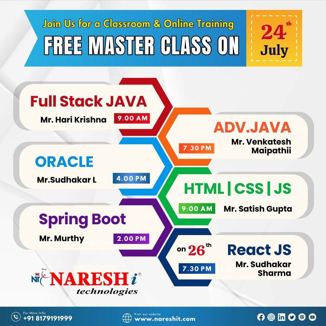 Naresh i Technologies on LinkedIn: #softwaredeveloper #programmer #html ... Naresh i Technologies on LinkedIn: #softwaredeveloper #programmer #html ...