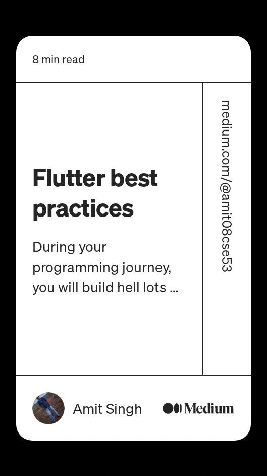 nazmul nabil on LinkedIn: do's and don't in flutter... nazmul nabil on LinkedIn: do's and don't in flutter...