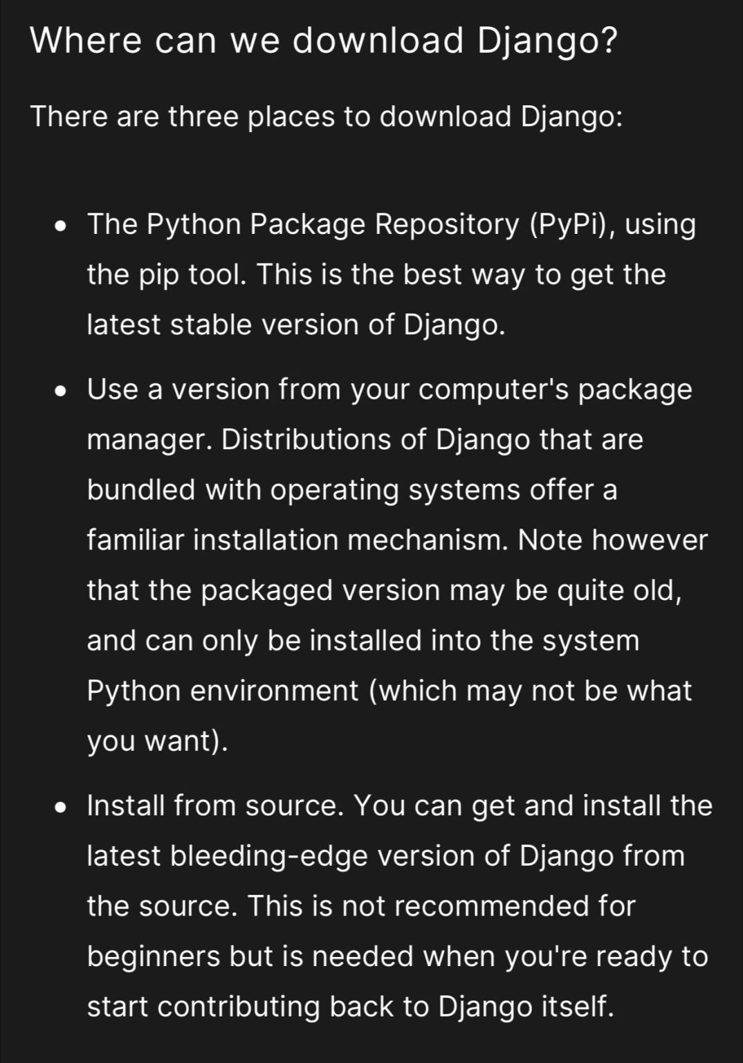 Anurag Sharma on LinkedIn: Where we can download django in our system Anurag Sharma on LinkedIn: Where we can download django in our system