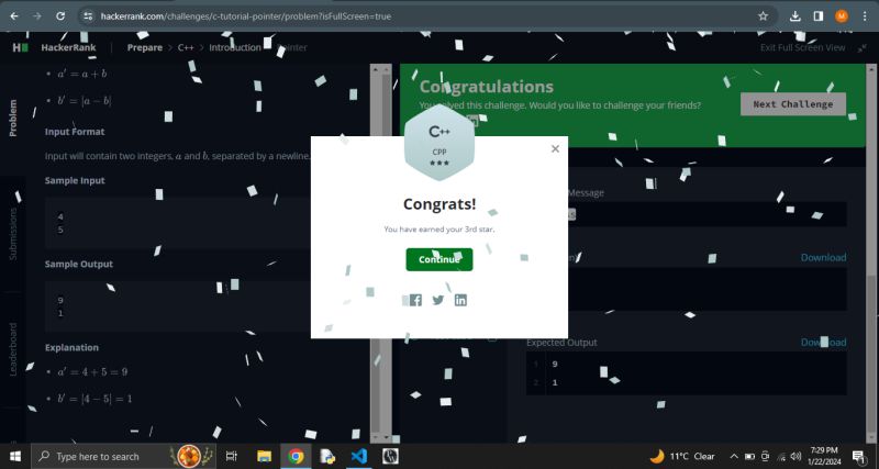 Mohd Rehbar on LinkedIn: #cplusplus #codingjourney #hackerrank # ... Mohd Rehbar on LinkedIn: #cplusplus #codingjourney #hackerrank # ...