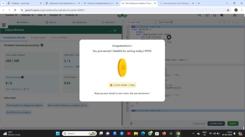 Khushi Saini on LinkedIn: #100daysofcodingchallenge #leetcode # ... Khushi Saini on LinkedIn: #100daysofcodingchallenge #leetcode # ...