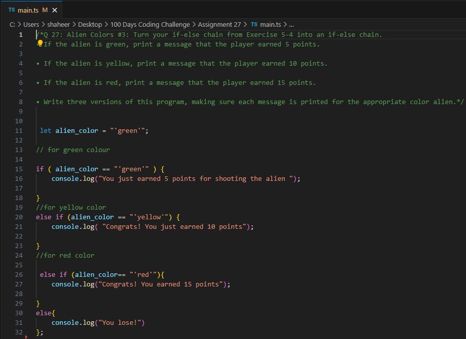 Bariqa Anwar on LinkedIn: #100daysofcodingchallenge #typescript #coding ... Bariqa Anwar on LinkedIn: #100daysofcodingchallenge #typescript #coding ...