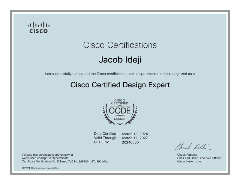 E-Panzer on LinkedIn: Earning Cisco certifications like CCDE and E ... E-Panzer on LinkedIn: Earning Cisco certifications like CCDE and E ...