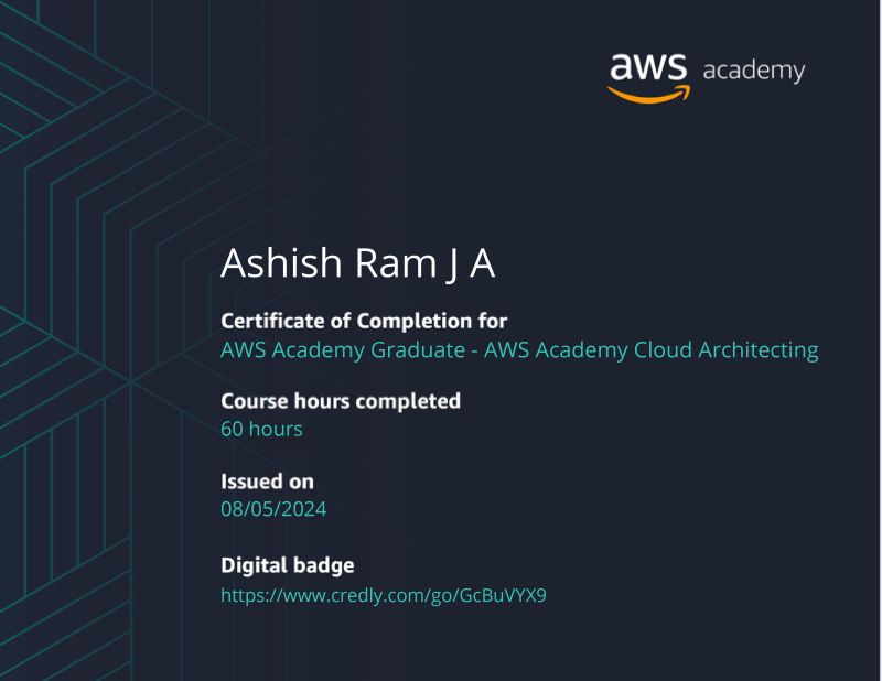 Ashish Ram J A on LinkedIn: #connections #learningmilestone # ... Ashish Ram J A on LinkedIn: #connections #learningmilestone # ...