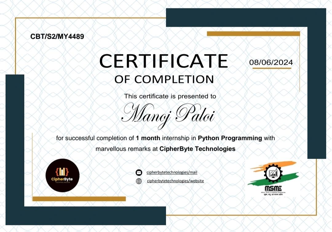 Manoj Paloi on LinkedIn: CipherByte Technologies Manoj Paloi on LinkedIn: CipherByte Technologies