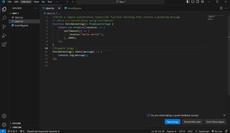 Fizra Faheem on LinkedIn: #typescript #asyncprogramming #promises # ... Fizra Faheem on LinkedIn: #typescript #asyncprogramming #promises # ...