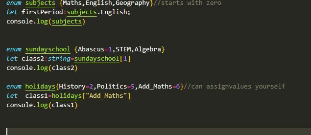 Ahmed Amin on LinkedIn: Enums in Typescript Thanks to Hamzah Syed ... Ahmed Amin on LinkedIn: Enums in Typescript Thanks to Hamzah Syed ...