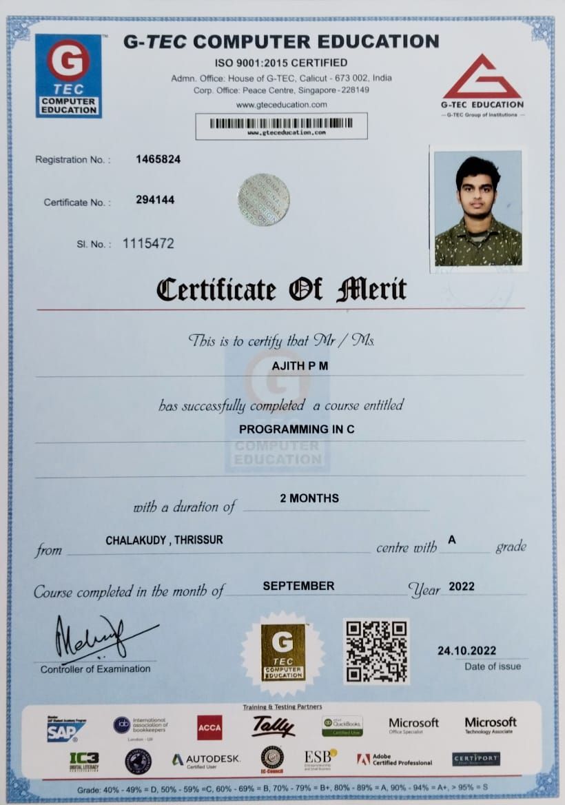 Ajith P M on LinkedIn: #cprogramming #g #programmer Ajith P M on LinkedIn: #cprogramming #g #programmer