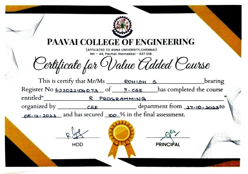 Rohidh Sakthivel on LinkedIn: #rprogramming Rohidh Sakthivel on LinkedIn: #rprogramming