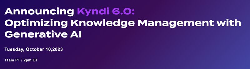 Kyndi on LinkedIn: #answerengine #genai #knowledgemanagement # ... Kyndi on LinkedIn: #answerengine #genai #knowledgemanagement # ...