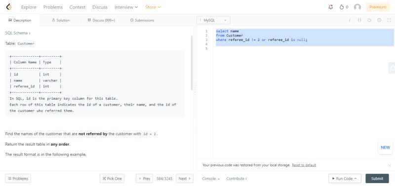 annu hooda on LinkedIn: #day2 #sql #leetcode #dataanalytics # ... annu hooda on LinkedIn: #day2 #sql #leetcode #dataanalytics # ...