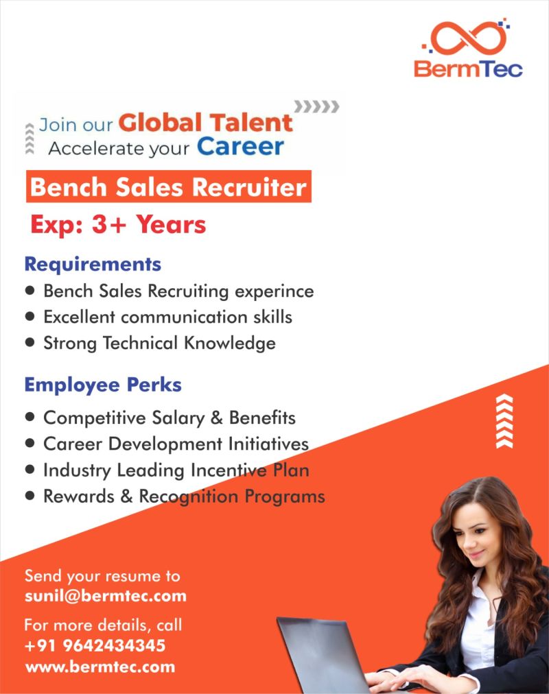 Kondeti Sai Vamsi on LinkedIn: #benchsales #benchsalesrecruiters # ... Kondeti Sai Vamsi on LinkedIn: #benchsales #benchsalesrecruiters # ...