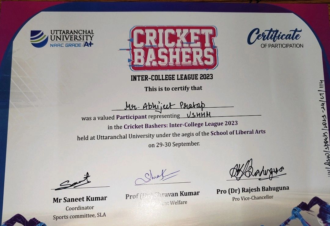 Abhijeet Pratap Singh on LinkedIn: Thankyou to have this certificate...... Abhijeet Pratap Singh on LinkedIn: Thankyou to have this certificate......