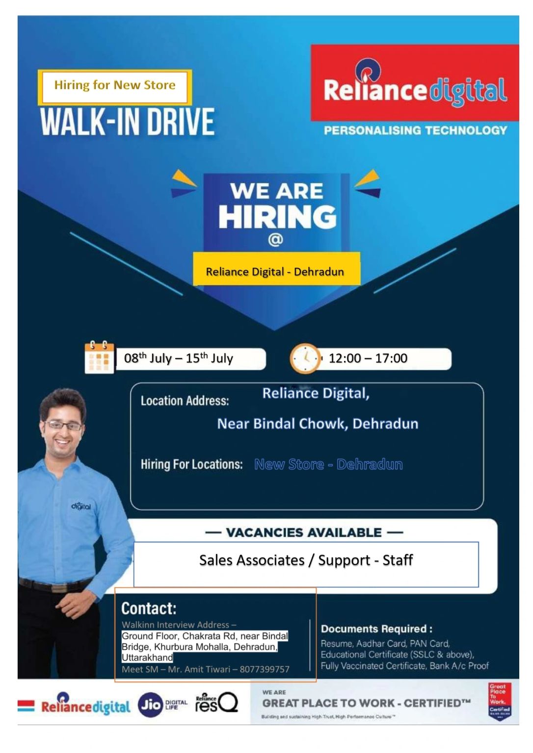 Tarun Matta on LinkedIn: #fresherjobs #hiringalert #retailjobs # ... Tarun Matta on LinkedIn: #fresherjobs #hiringalert #retailjobs # ...