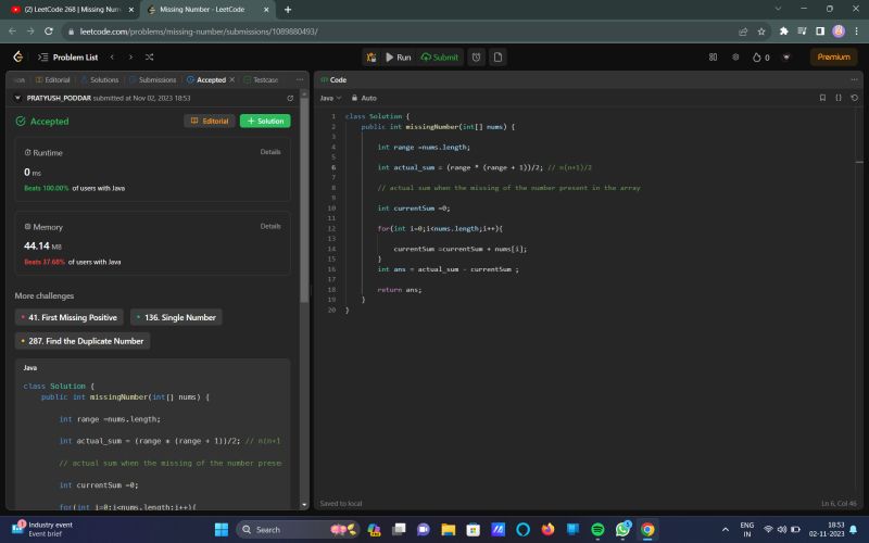 Pratyush Poddar on LinkedIn: #dsawithedslash #edslash #leetcode #java # ... Pratyush Poddar on LinkedIn: #dsawithedslash #edslash #leetcode #java # ...