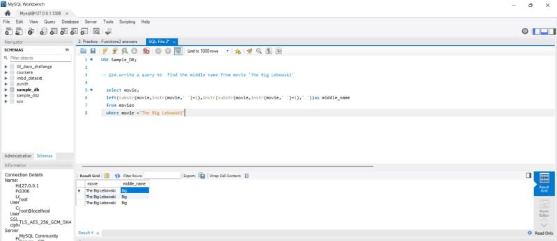 Punith YC on LinkedIn: #sql #problemsolving #dataanalysis #database # ... Punith YC on LinkedIn: #sql #problemsolving #dataanalysis #database # ...