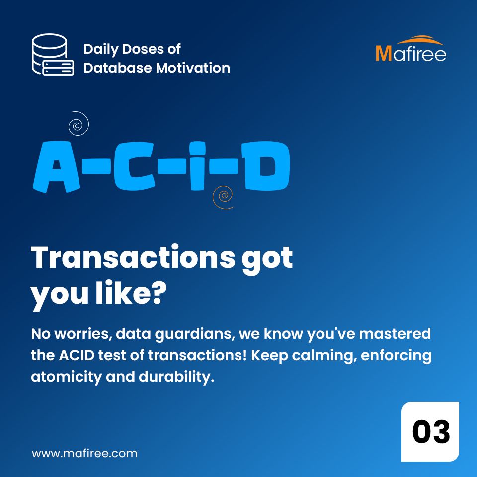 Satya Raj Kumar on LinkedIn: #transactions #acid #database #atomicity # ... Satya Raj Kumar on LinkedIn: #transactions #acid #database #atomicity # ...