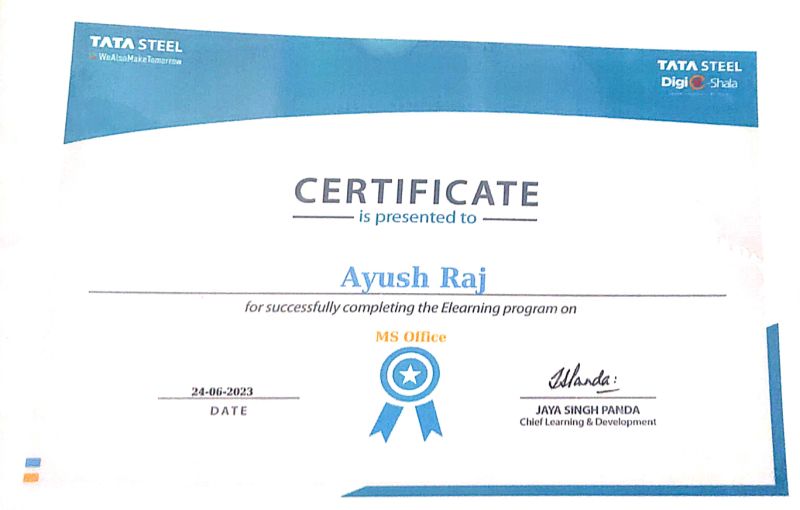 AYUSH RAJ on LinkedIn: #tata AYUSH RAJ on LinkedIn: #tata