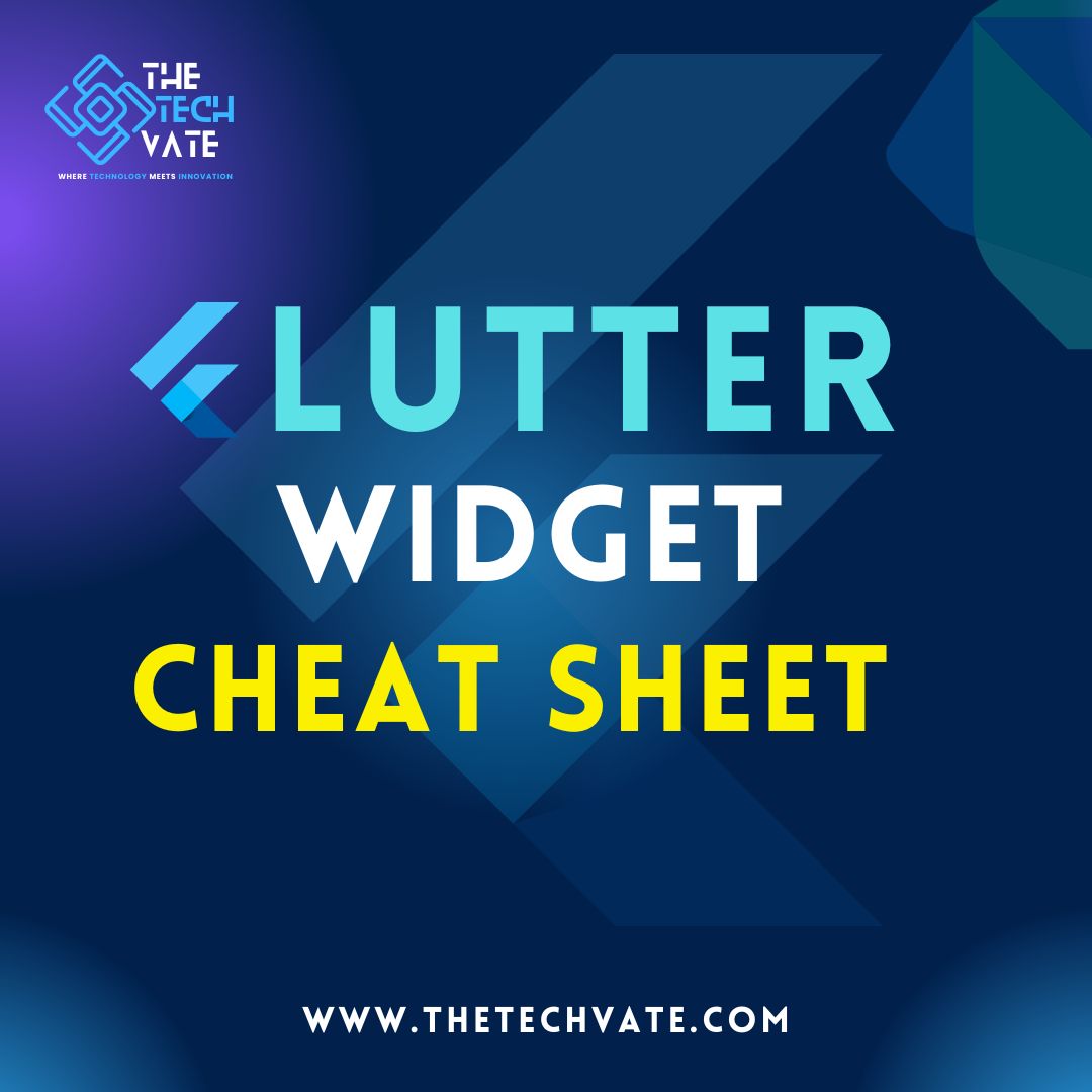 Muhammad Naeem on LinkedIn: Flutter Widget Cheat Sheet. It is really ... Muhammad Naeem on LinkedIn: Flutter Widget Cheat Sheet. It is really ...