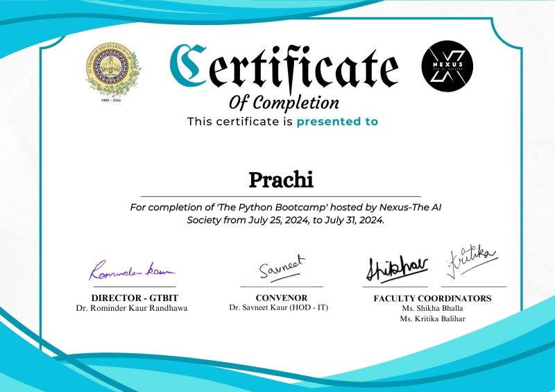Prachi Sharma on LinkedIn: #new #achievement #python #html # ... Prachi Sharma on LinkedIn: #new #achievement #python #html # ...